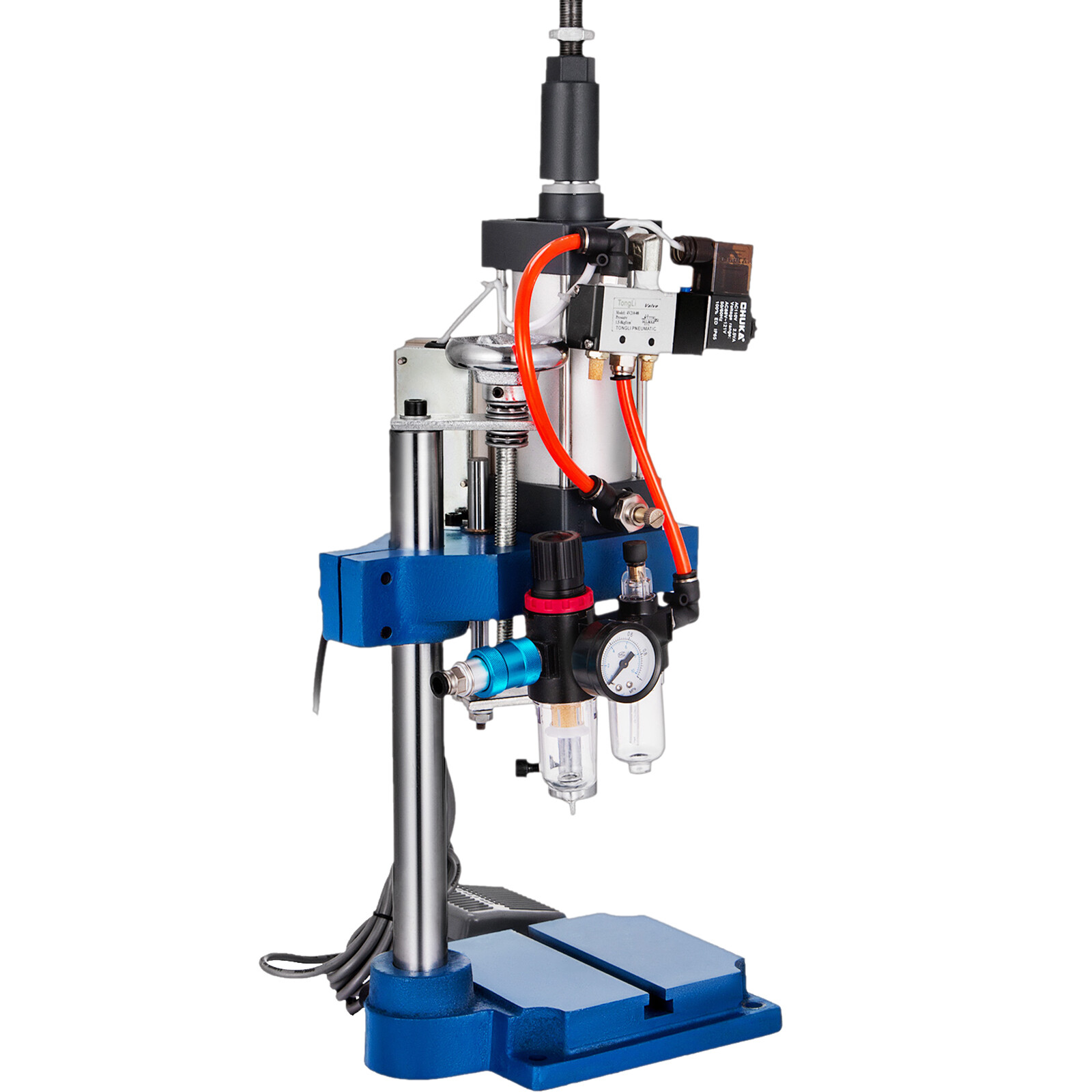 Top-Grade 110V Vertical Pneumatic Punch Press Machine Pneumatic Milling ...