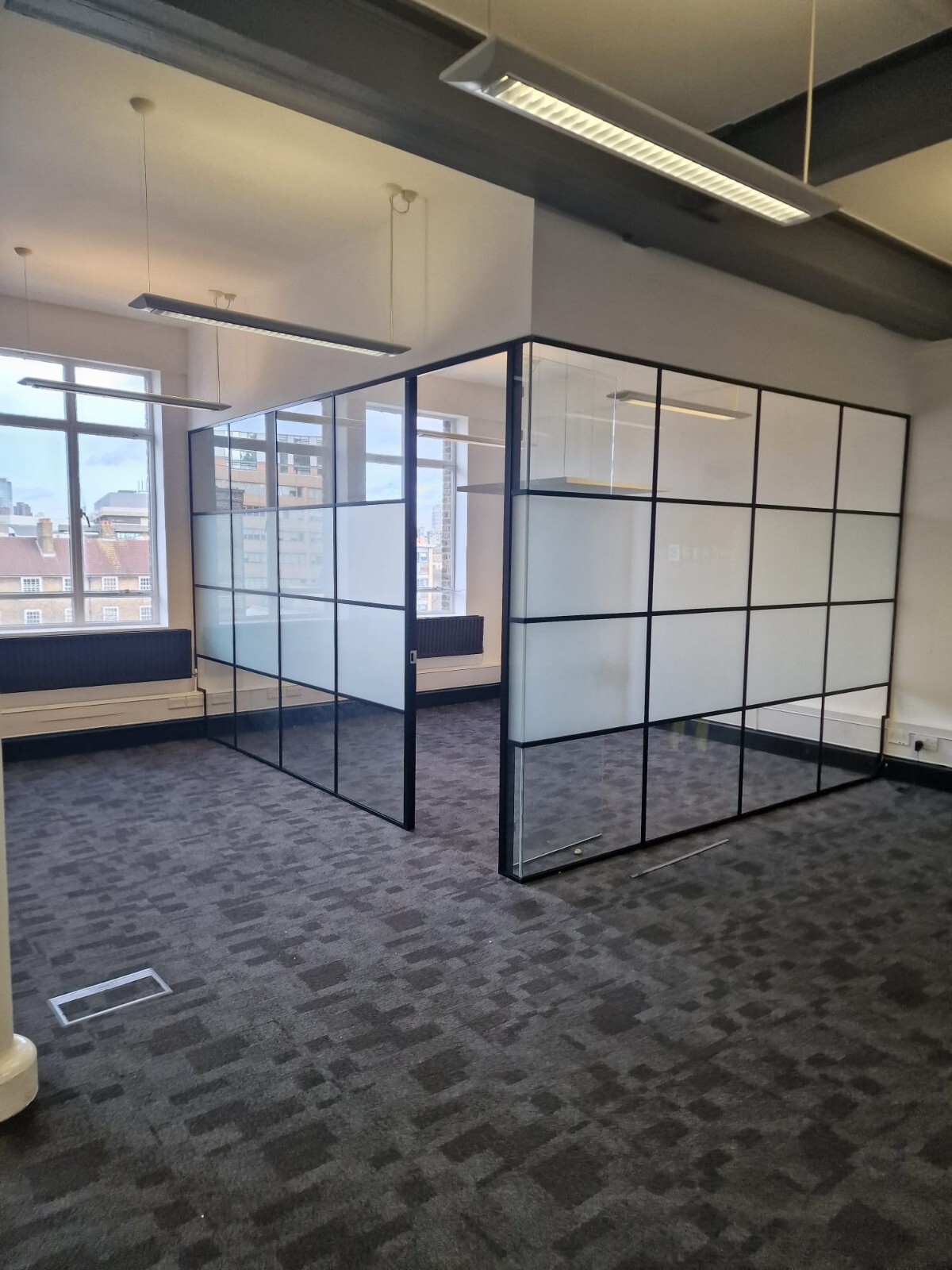 Internal Office Glass Partition | eBay UK