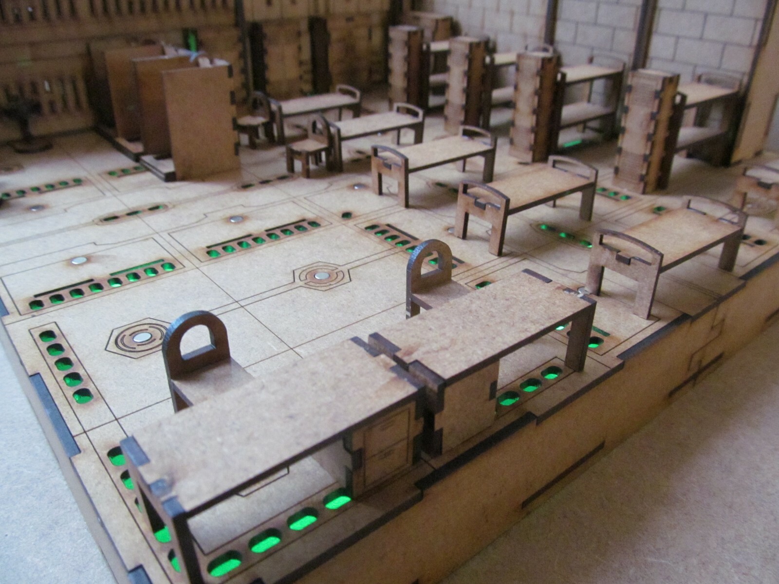 Barracks set wargame Infinity wargaming building terrain legion table ...