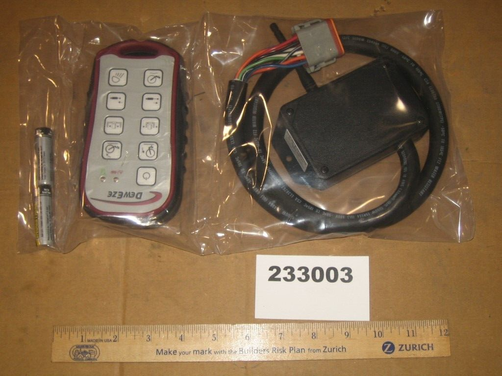 NEW GENUINE DEWEZE KAR-TECH REMOTE Transmitter & Receiver Kit #233003 ...