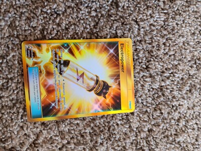 2018 Pokemon Electropower Trainer Card Item Shiny HoloFoil Card Pokemon ...
