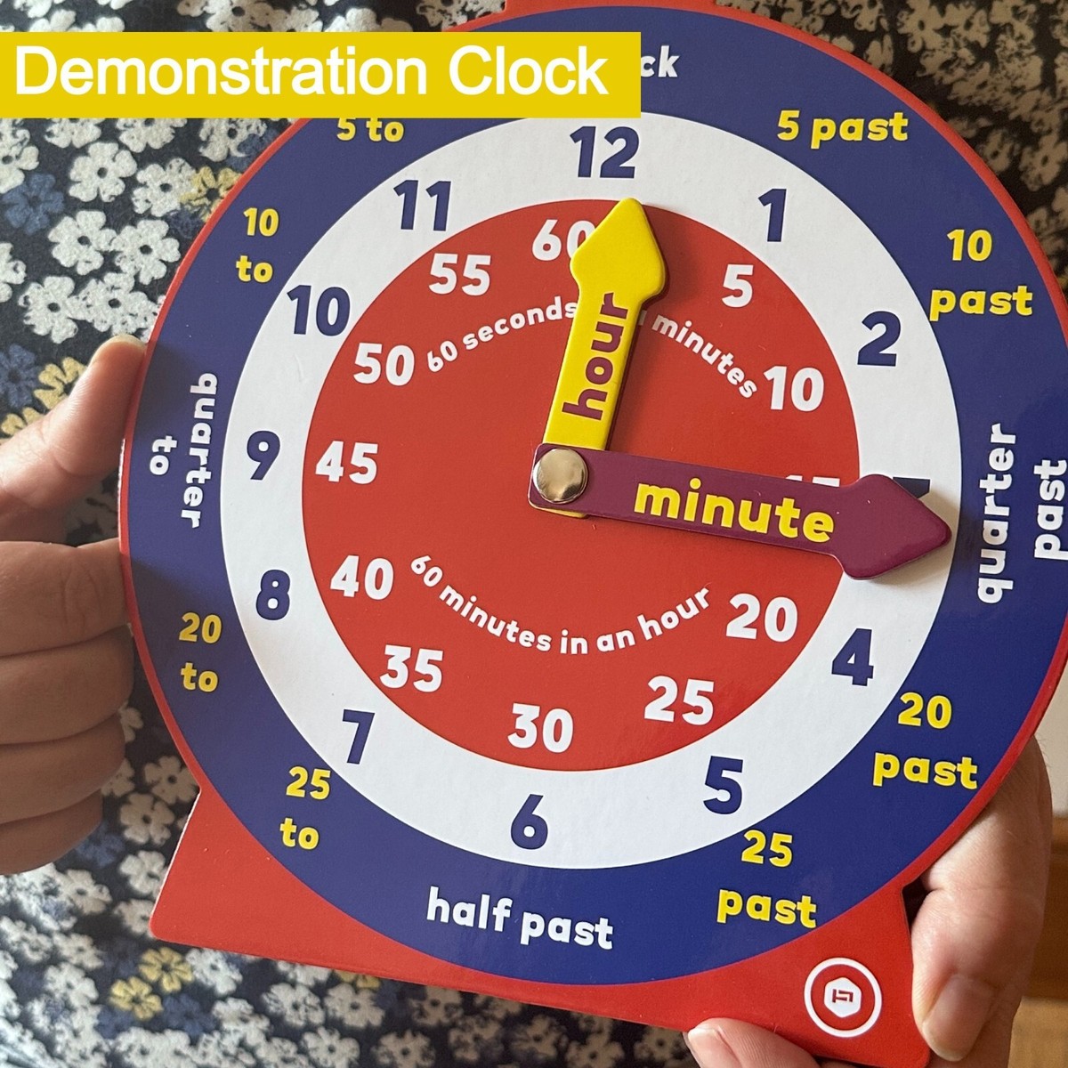 Clock Learning For Kids Morgan's Direct Early Learning Clock - Magnetic ...