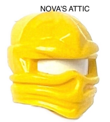 LEGO NINJA NINJAGO YELLOW HEADWRAP HELMET NEW | eBay UK