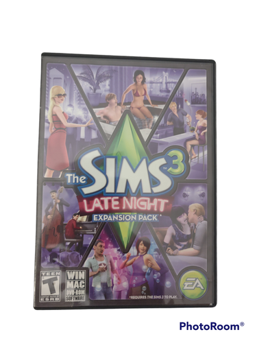 Sims 3 Late Night Expansion Pack For PC & MAC - Actual CD With Code ...