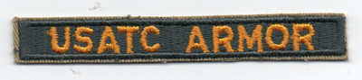 WWII USATC Armor Military Patch | eBay
