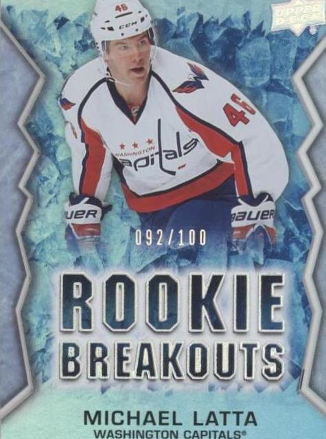 2013-14 Upper Deck - Rookie Breakouts Michael Latta #RB22 /100 (RC) for ...