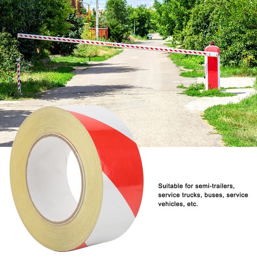 Red White Reflective PVC Tape Warning Sticker Marking Adhesive Tapes ...