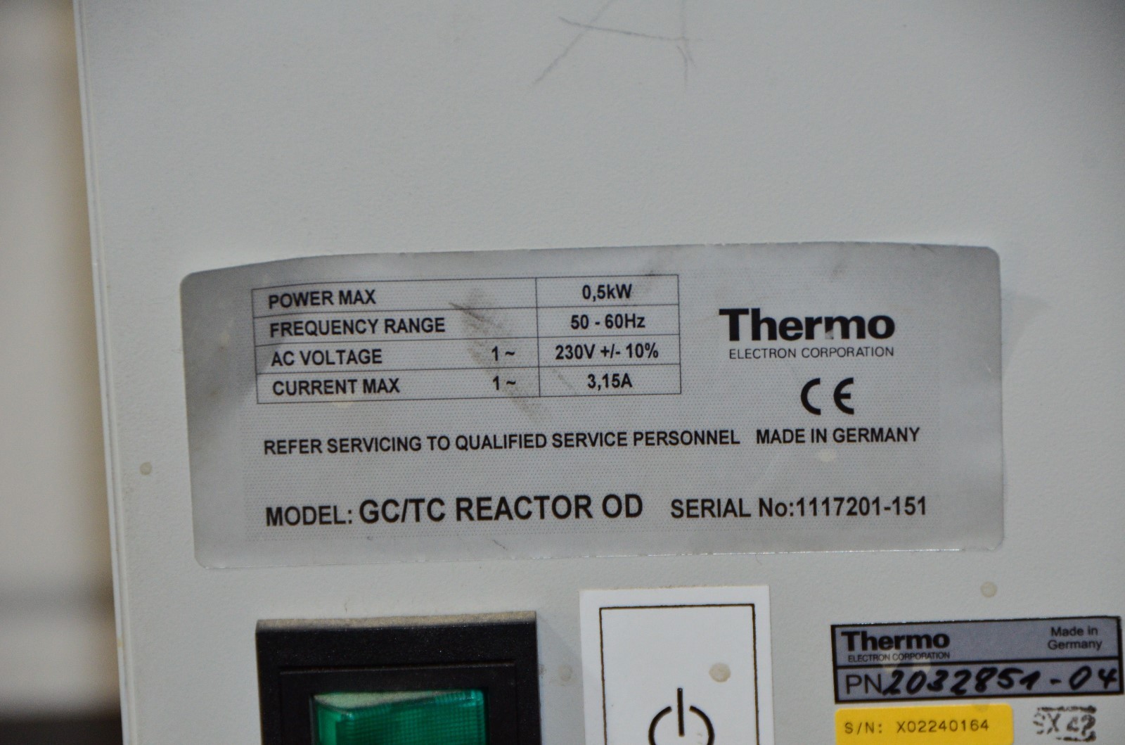 Thermo Electron GC/TC Reactor OD Temperature Controller 2032851-04 Jumo iTron 16 | eBay