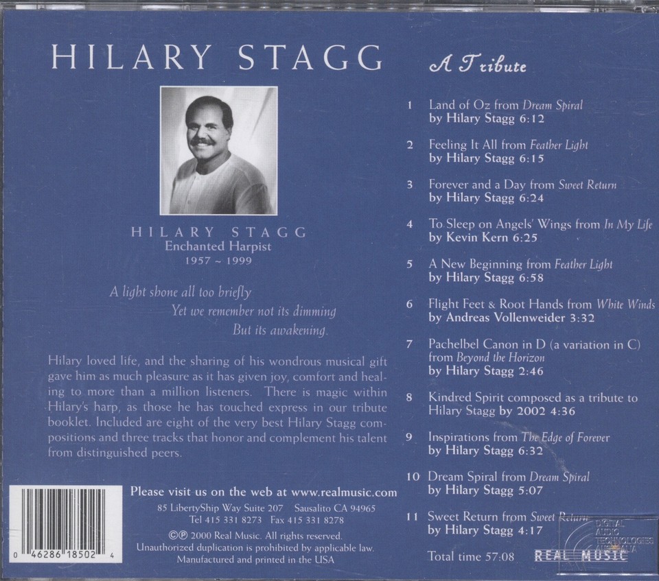 HILARY STAGG - Hilary Stagg: A Tribute CD | eBay