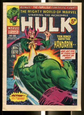 Mighty World Of Marvel #55 1973 - Marvel -FN - Comic Book | eBay