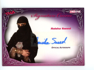 2009 Tristar TNA Knockouts Signature Curves Auto Raisha Saeed #KA8 | eBay