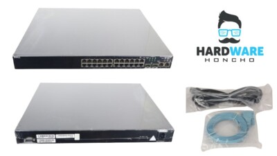 Dell PowerConnect 3424 24-Ports 10/100 Fast Ethernet Switch - Free ...