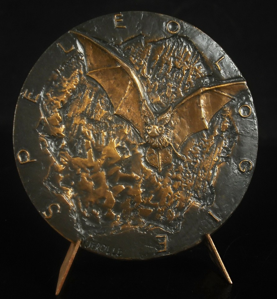 Medal Caving 1967 Caver Cave Stalagmite Batwing Bat Animal | eBay