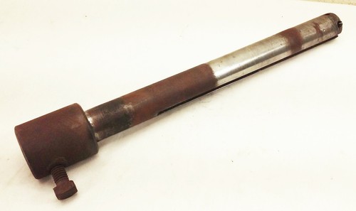 Vtg antique hand crank post drill press spindle quill chuck part | eBay