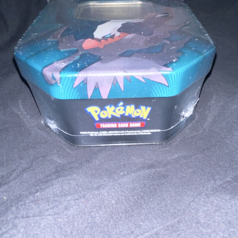 Pokémon Trading Card Game Darkrai Tin Box 2024 Metal Card Stock ...