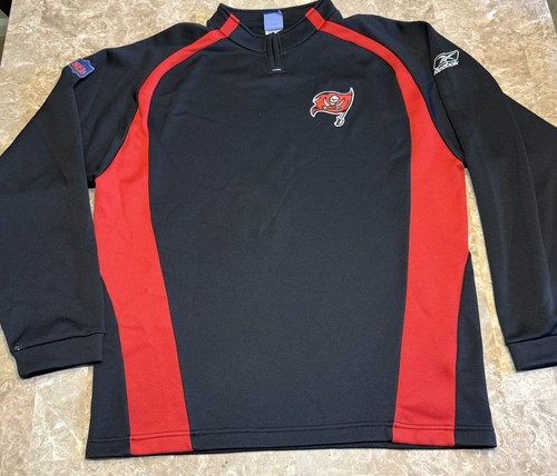 Team Apparel Reebok NFL Tampa Bay Buccaneers Black Pullover Long Sleeve ...