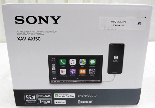 Sony XAV-AX150 6.95'' Digital Media AV Receiver Bluetooth Apple CarPlay ...