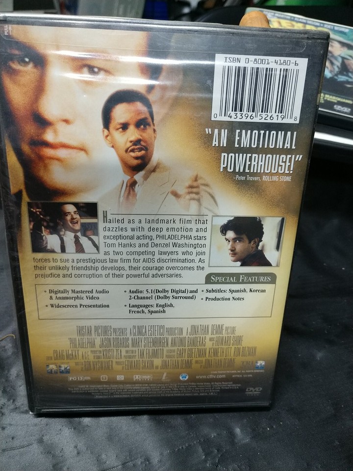 Philadelphia (DVD) Widescreen, Tom Hanks Denzel Washington BRAND NEW ...