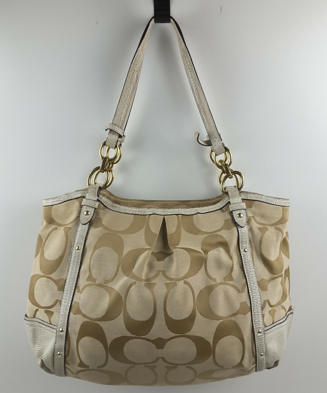 Coach Signature F20807 Alexandra Shoulder Handbag Pur… - Gem