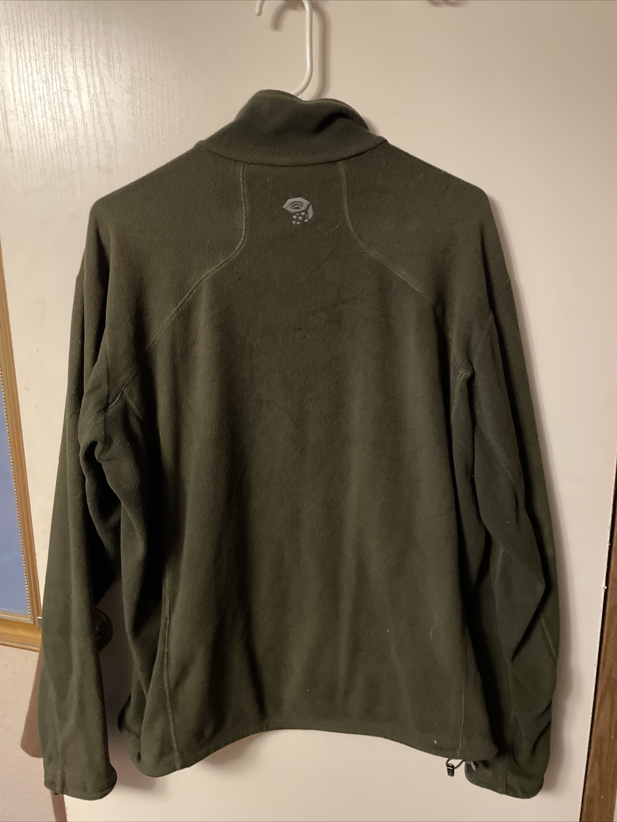 Mountain Hardware Jacket Mens Large Green Fleece Full Zip Up | eBay