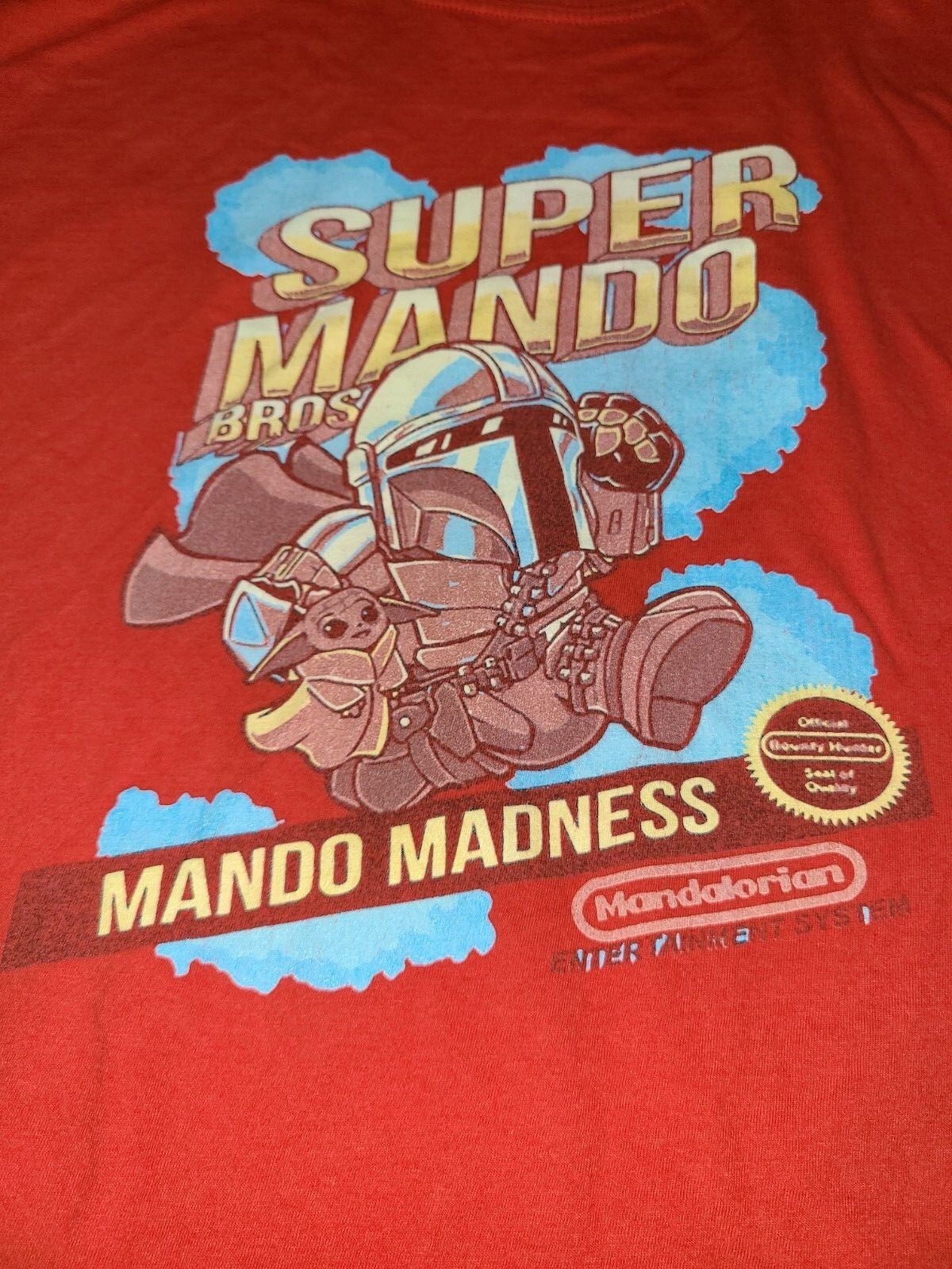 Super Mando Bros The Mandalorian & Child Short Sleeve… - Gem