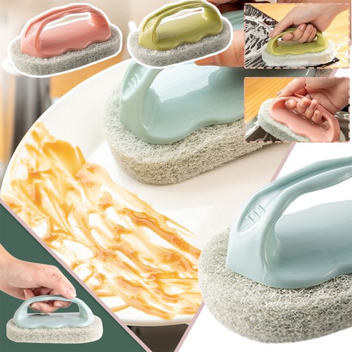 Handle Sponge Brush Soft Magic Eraser For Cleaning Bathtub Tile Kitchen ...
