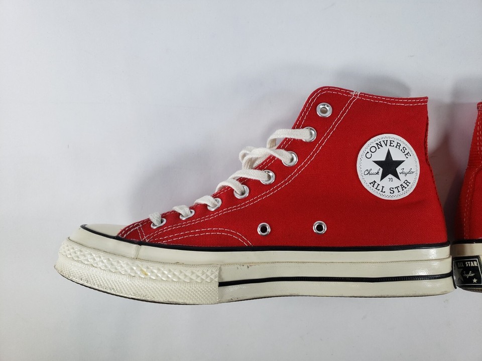 Converse Chuck 70 Canvas High Top Sneakers Men's Size 8 Red (Minor ...