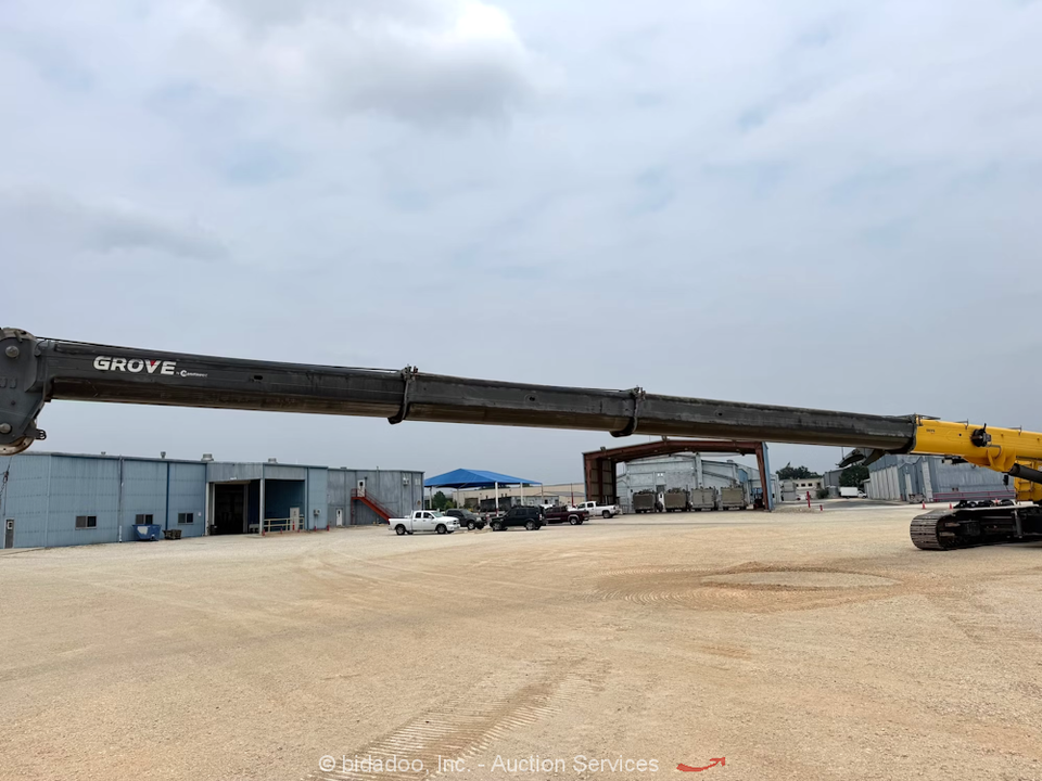 2015 Grove GHC 130 132 Ton 132' Telescopic Crawler Crane Boom A/C Cab ...