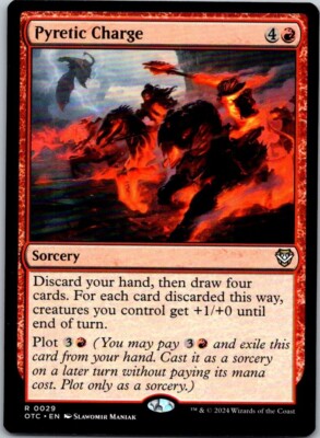 Magic the Gathering Pyretic Charge Outlaws of Thunder Junction ...