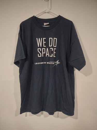 Lockheed Martin We Do Space Made USA T-Shirt LARGE 21… - Gem