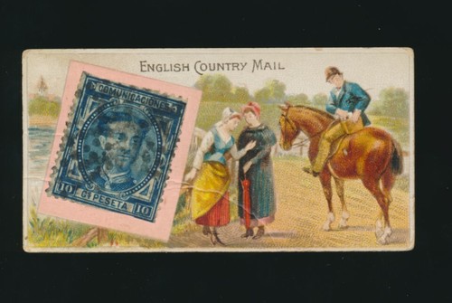 1889 N85 Duke's Cigarettes POSTAGE STAMPS ("Foreign") -English Country ...