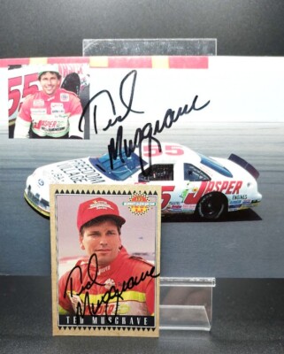 Ted Musgrave #55 AUTOGRAPHED 1992 Team Postcard + MAXX Card Jasper ...