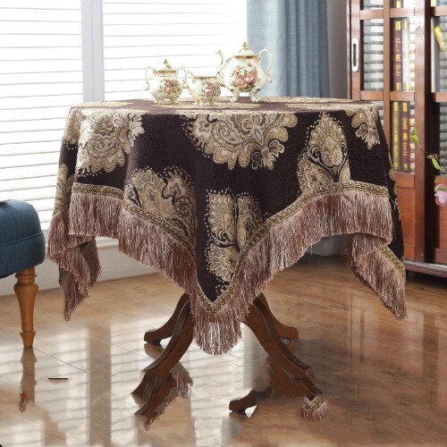 European Tablecloth Embroidered Dining Table Cloth Vintage Table Cover ...