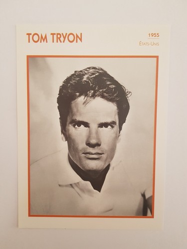 TOM TRYON - CARTE FICHE CINEMA PORTRAIT DE STAR | eBay