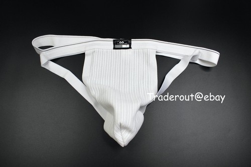 McDavid Men white athletic supporter jock strap jockstrap underwear S M ...