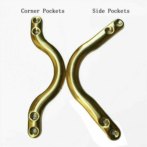 6pcs Leather Snooker Table Net Pockets Set Billiard Pool Replacement ...