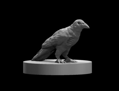Zombie Raven Monster Manual 28mm Scale DND D&D Tabletop Mini | eBay