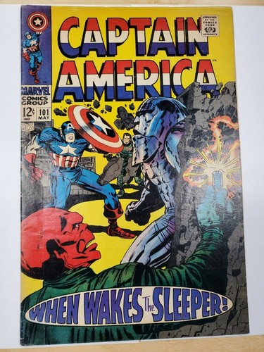 CAPTAIN AMERICA #101 4TH SLEEPER ROBOT NICK FURY APPEARANCE | eBay