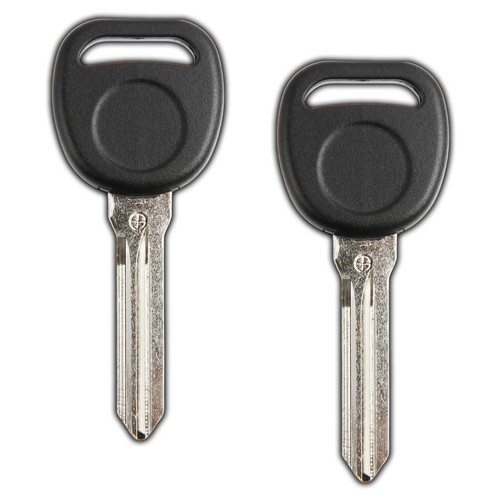 2 For Brand New Replacement Transponder Ignition Chip Key Uncut Blade ...