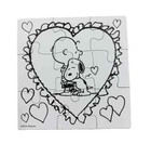 Peanuts Snoopy Color Your Own Valentine Mini Puzzles (You are So Loved ...