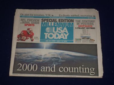 1999 DEC 31 - 2000 JAN 2 USA TODAY NEWSPAPER - 2000 AND COUNTING - NP ...