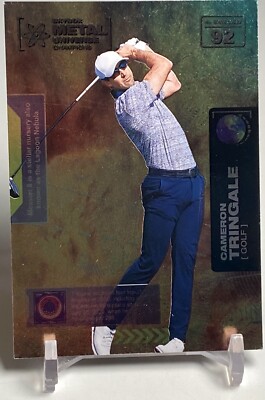2021 Skybox Metal Universe Cameron Triangle Golf Card #92 W/Top Loader ...