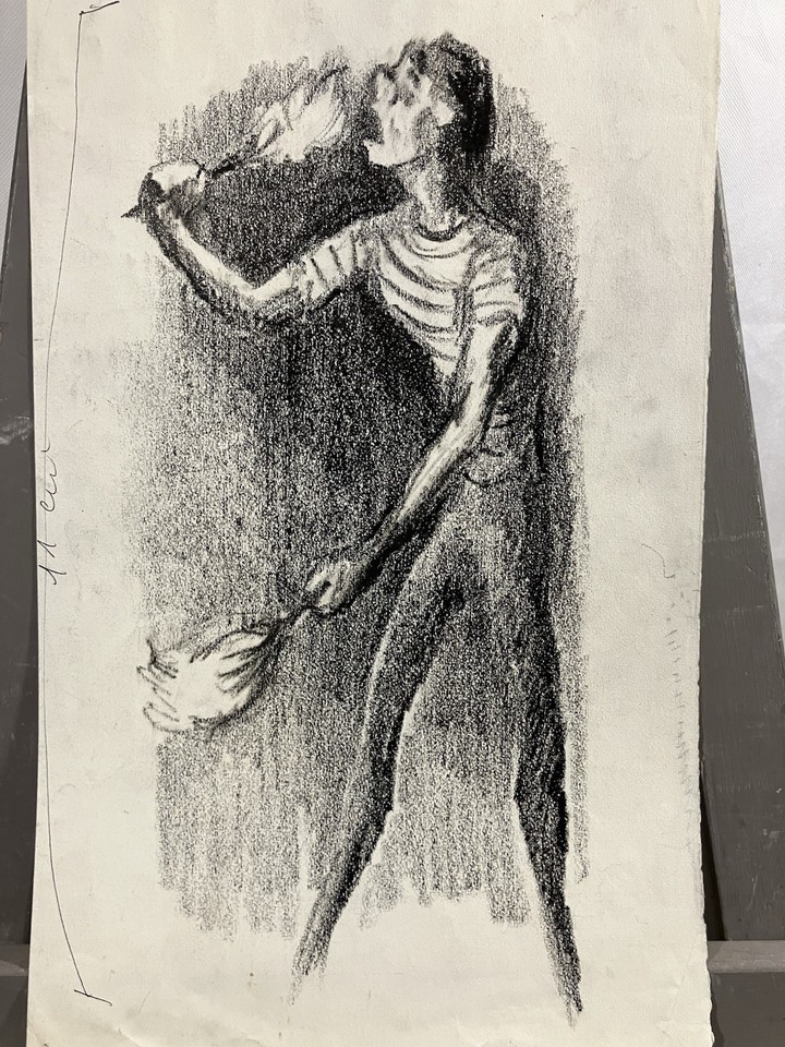 Alexis Hinsberger (1907-1996) Drawing Towards 1950 Representative Un ...