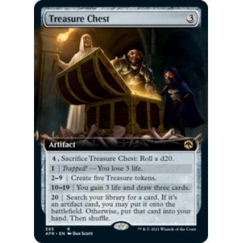 Treasure Chest (extended Art) X4 M/NM MTG Adventures In The Forgotten ...