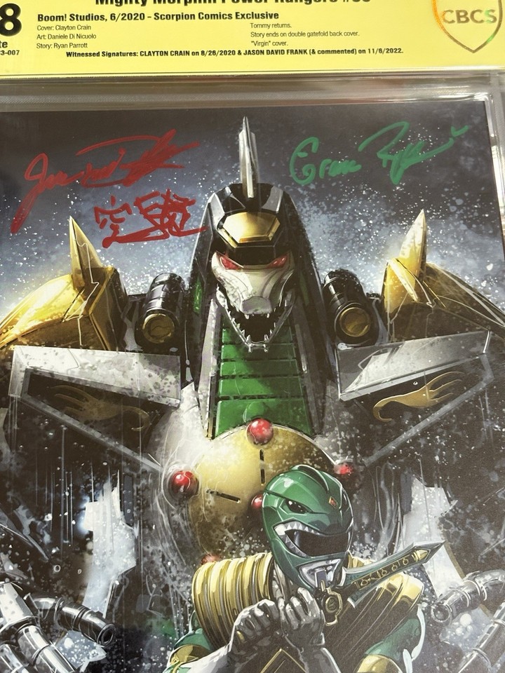 MMPR Power Rangers #50 Scorpion Comics Exclusive Crain Jason David ...