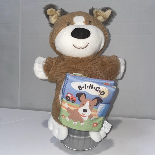 2018 Demdaco Bingo Dog Hand Puppet With Story Book Plush Stuffed Toy 10 ...
