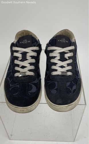 Coach Women's Blue/White Sneakers - Size 7.5B | eBay