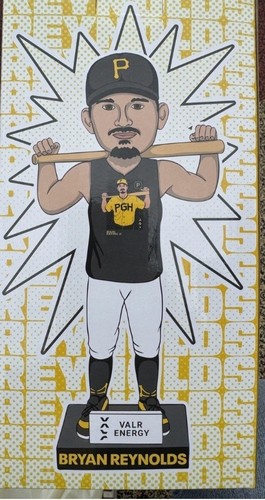 NEW Pittsburgh Pirates Bryan Reynolds Bobblehead 9/6/25 Giveaway...On ...