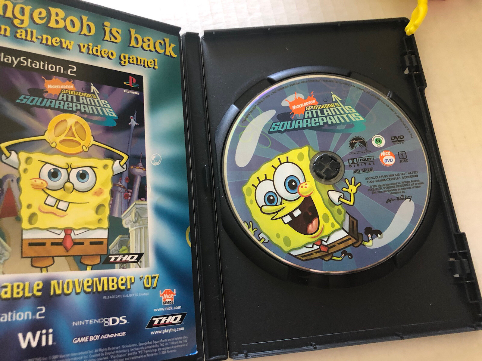 Atlantis Squarepants - 📀 Dvd Cartoon SpongeBob nickelodeon 2007 ...