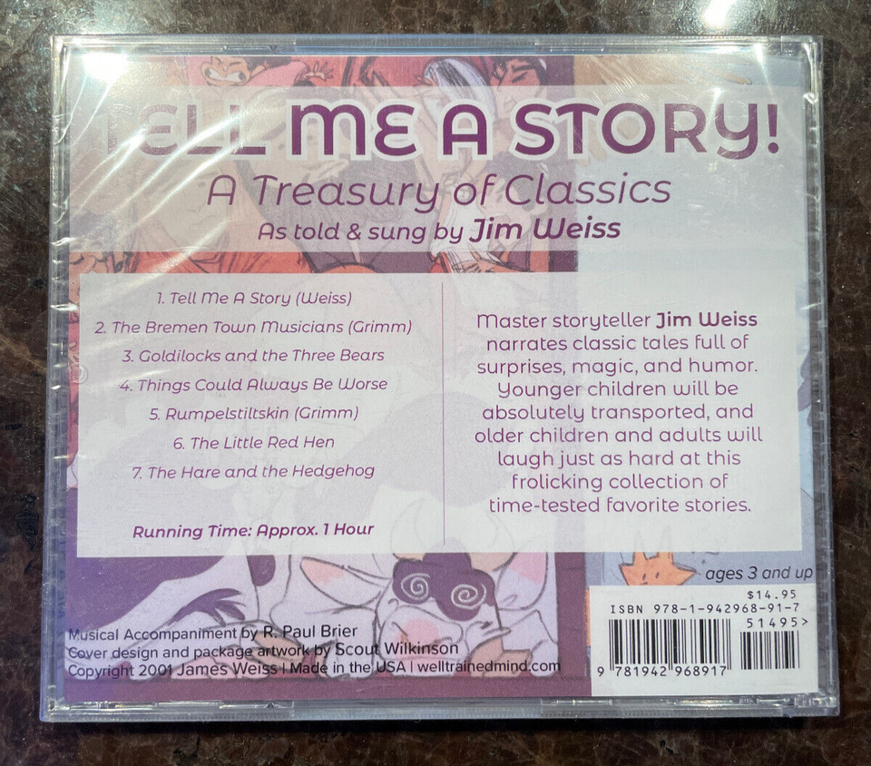 Tell Me a Story! A Treasury of Classics AUDIOBOOK as told by Jim Weiss ...